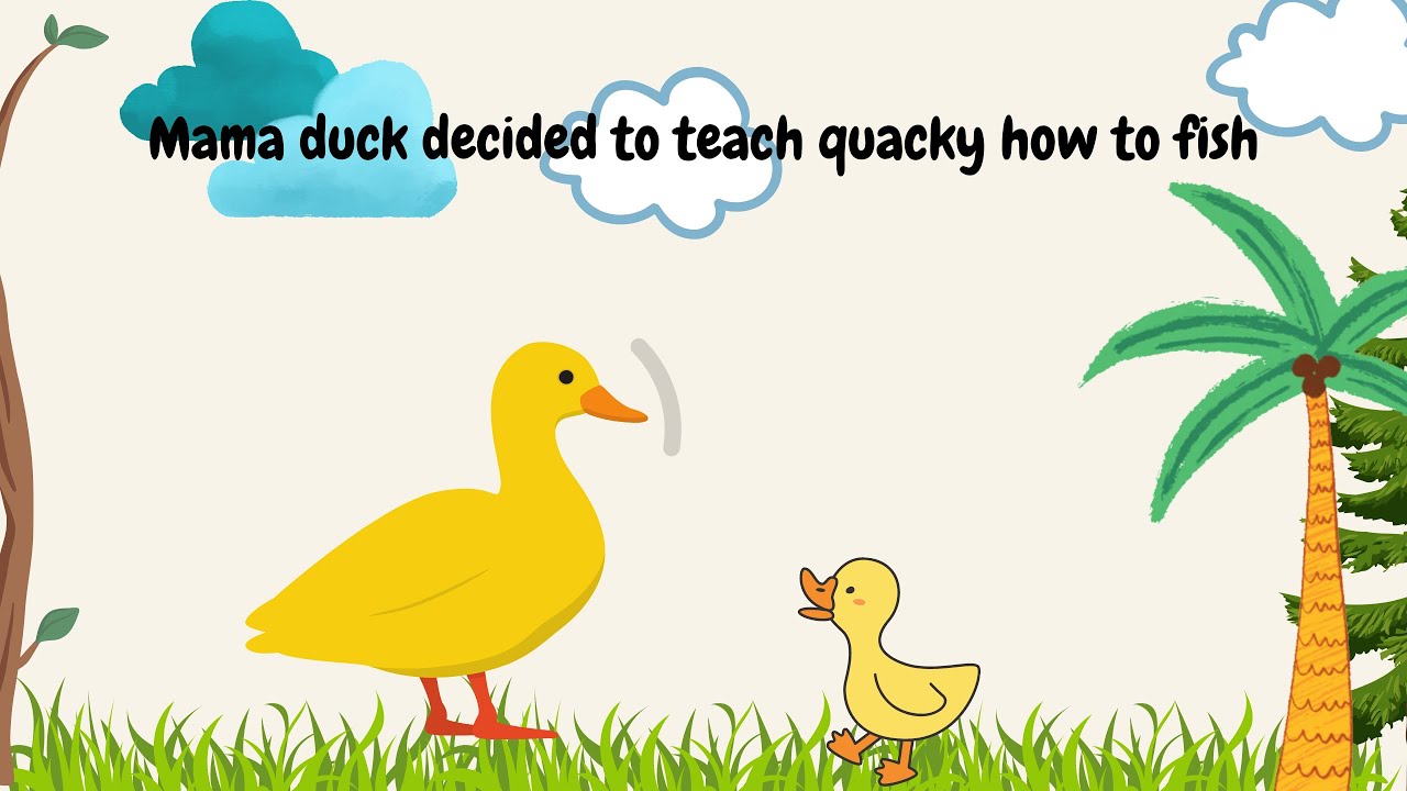Ducky's Fish Catching Adventure - A Heartwarming Mother-Duckling Bond ...