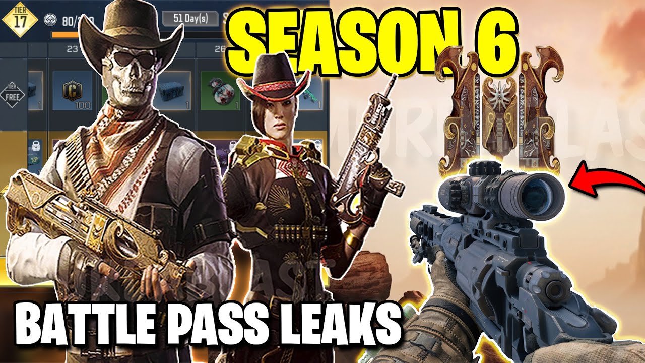 COD Mobile SEASON 6 BATTLE PASS Leaks - New OUTLAW Sniper (Call of Duty ...