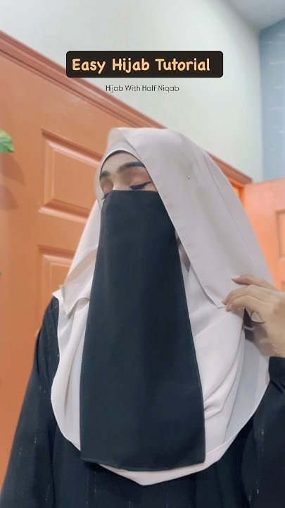 Easy Niqab Style With Full Coverage | Full Coverage Hijab Tutorial For College | Hijab Style ...