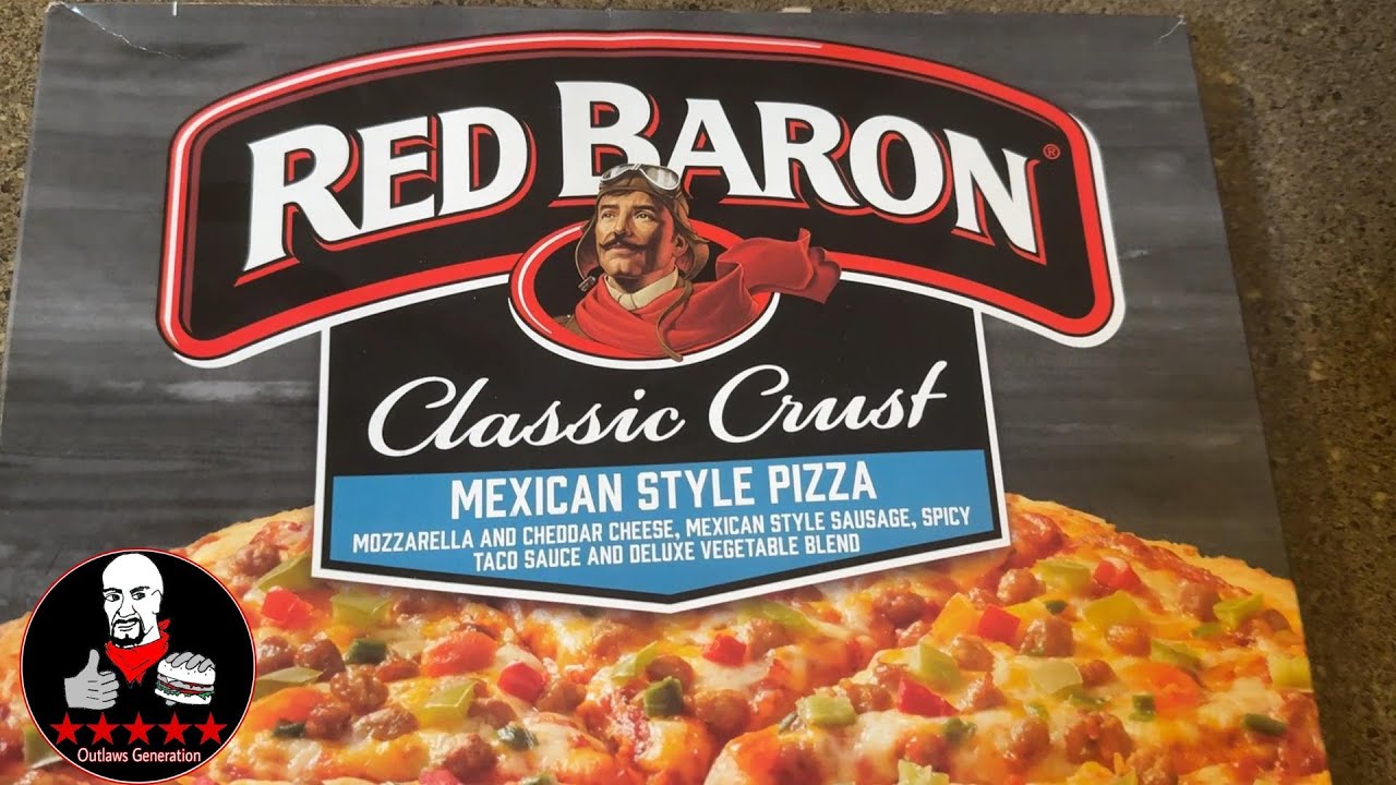 Red Baron Pizza Taco Pizza Review - YouTube