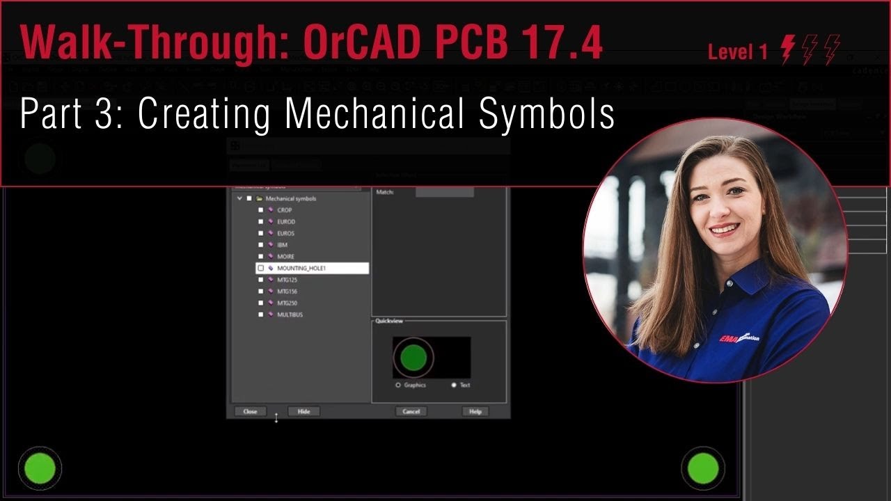 How to Create and Place Mechanical Symbols in OrCAD PCB Editor 17.4 ...