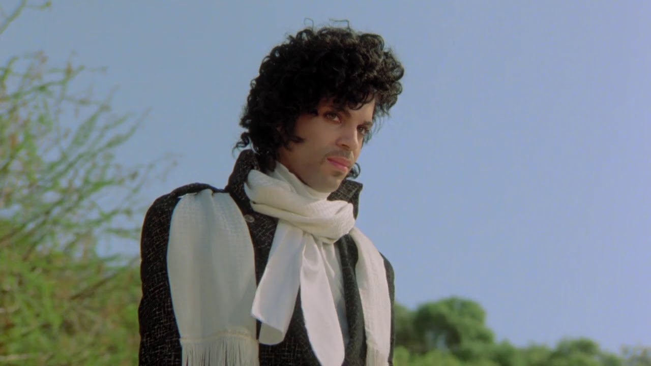 Purple Rain Motorcycle Scene