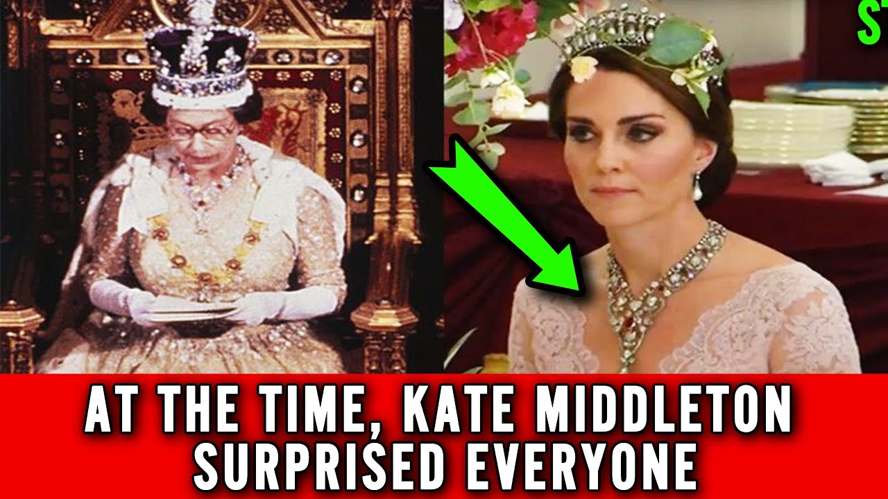 A GORGEOUS RUBY FLORAL NECKLACE and its appearance on Kate Middleton ...