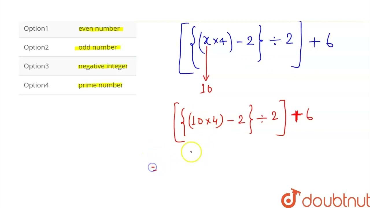 Think of a number. Multiply it by 4.Subtract 2 from the result. Divide the result by 2. Add 6 to ...