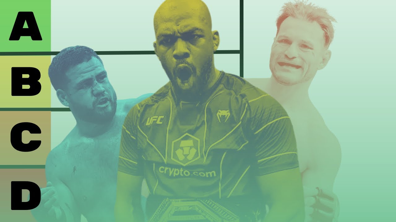 The UFC Heavyweight Tier List - YouTube