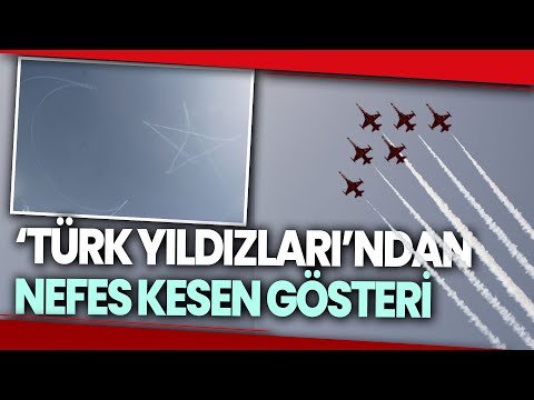 Türk Yıldızlarından Çorum Semalarına Ay Yıldız