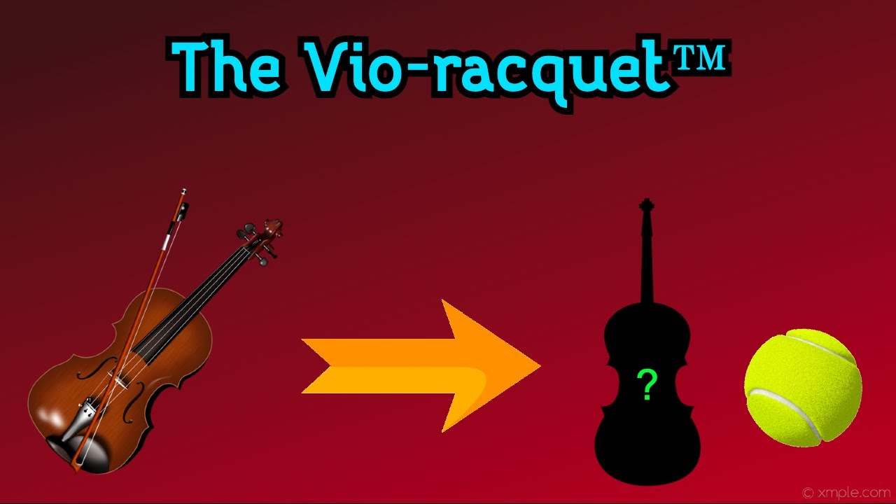 How To Make a VIOLIN Tennis Racket - YouTube