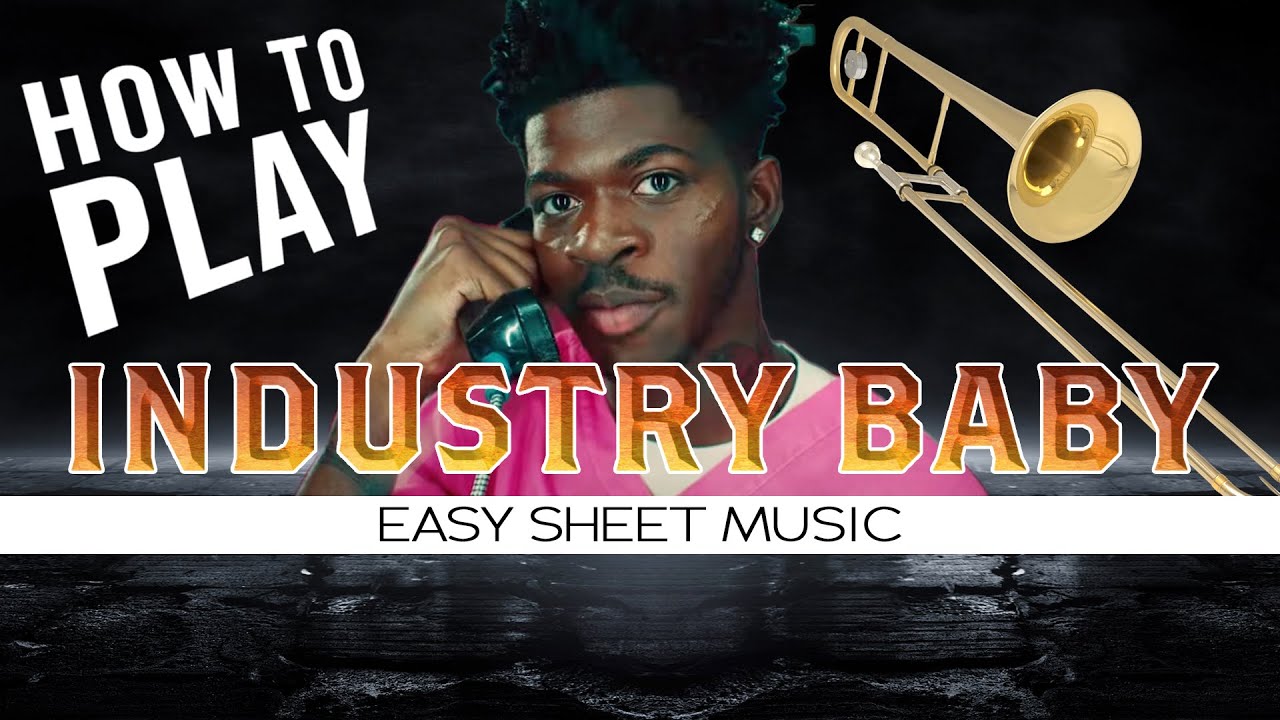 Trombone "Industry Baby" EASY Sheet Music (Bassoon, Baritone B.C ...