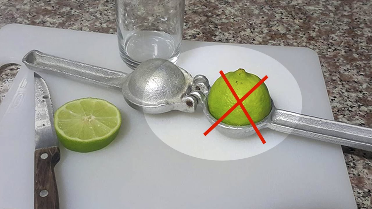 Manera Correcta De Utilizar El Exprimidor De Limones Para Obtener Más ...