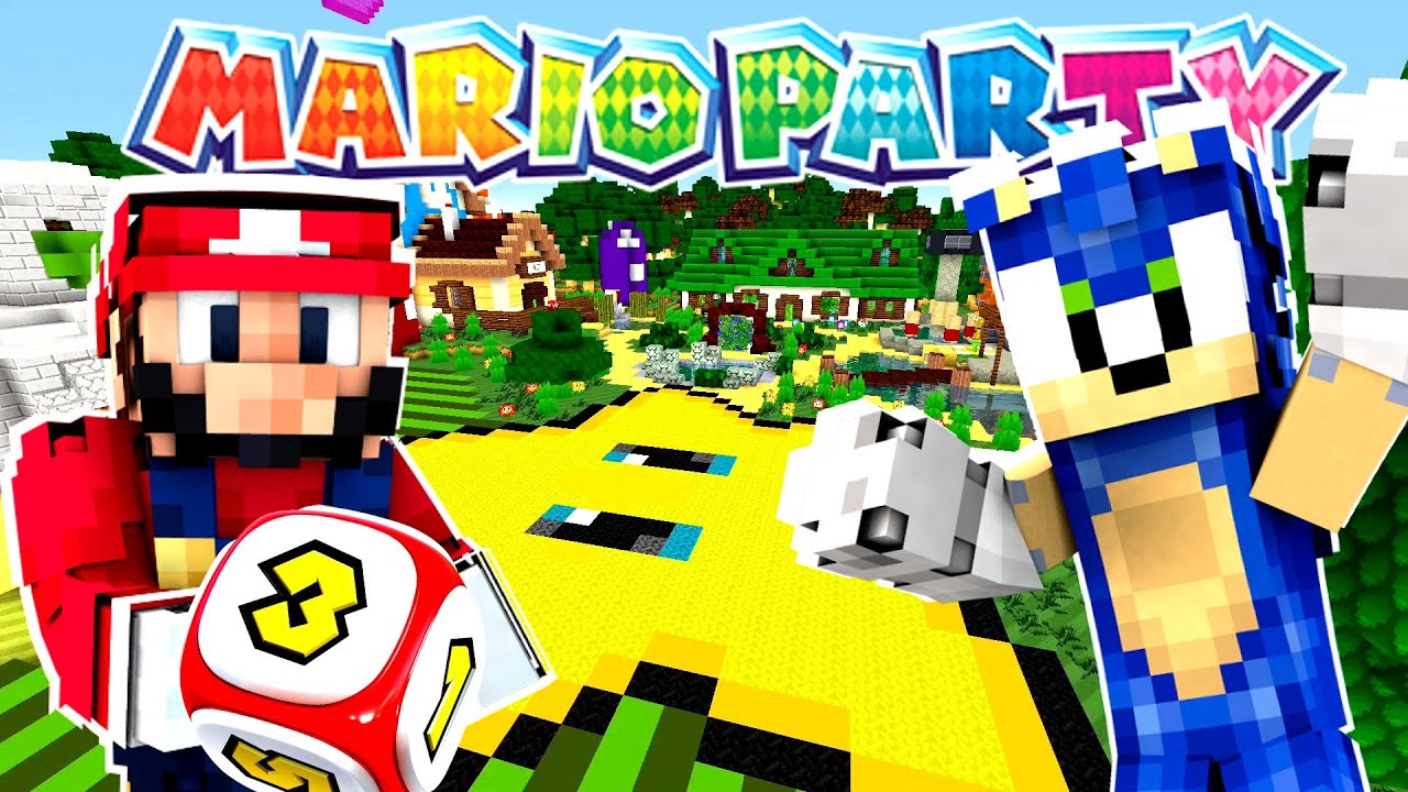 Mario And Sonic Party! - MARIO AND SONIC COLLAB?! - Minecraft [1] - YouTube