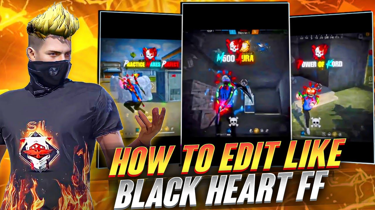How To Edit Viral Shorts Like 🔥 @BlackHeartFF | Viral Free Fire Editing ...