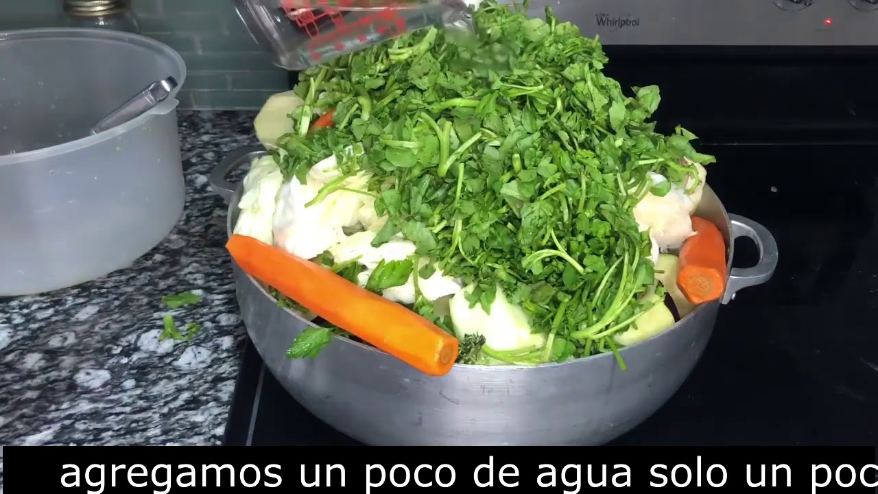 RECETA Y COMO PREPARAR COMIDA HAITIA A ( LEGUME ) video en español ...