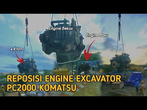 Engine Excavator PC2000 Komatsu | General Overhaul - YouTube