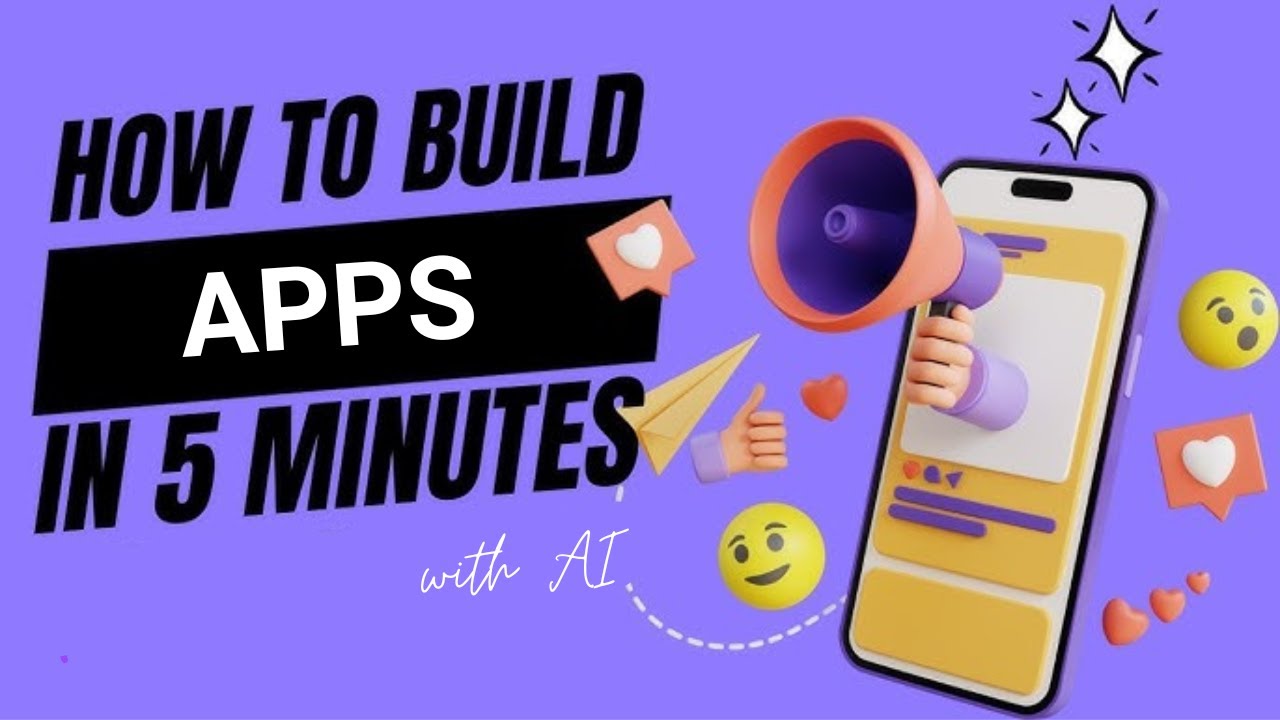 Create Apps & Web Apps in Less Than 5 Mins | Beginner Tutorial - YouTube