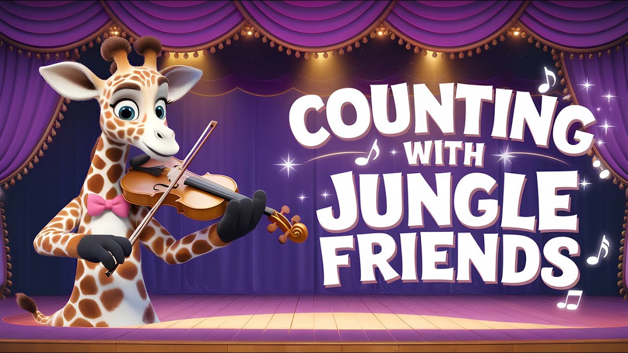 Counting With Jungle Friends | Number Poem | Fun Learning | Whimsy ...