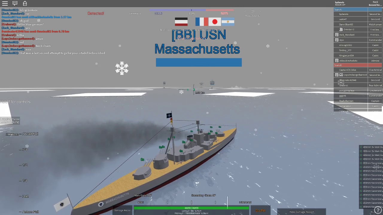 Roblox Naval 1918: MASSACHUSETTS REVIEW!! - YouTube