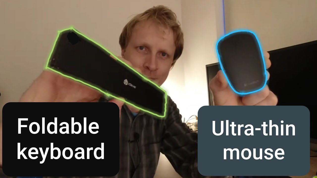 Samsung DeX on the go! Foldable keyboard and ultra thin mouse. - YouTube