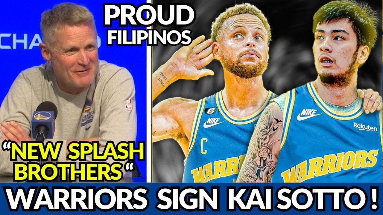 🚨 GOOD NEWS! KAI SOTTO SIGNING WITH WARRIORS! STEVE KERR CONFIRM! PROUD ...