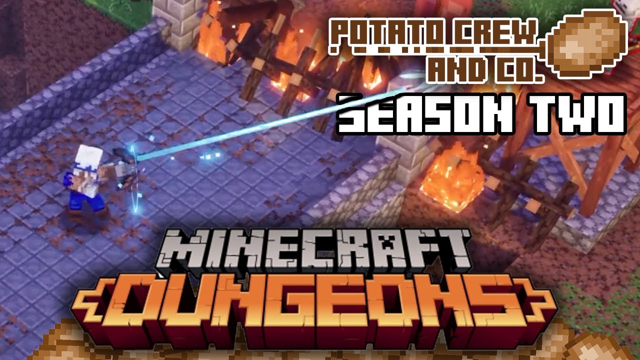 BEGINNERS LUCK - MINECRAFT DUNGEONS - SEASON 2 EPISODE 1 - POTATO CREW ...