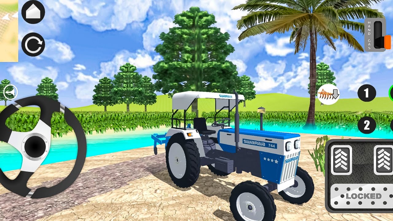 Swaraj Tractor Driving #11 - Indian Tractor Simulator Game - Android Gameplay - YouTube