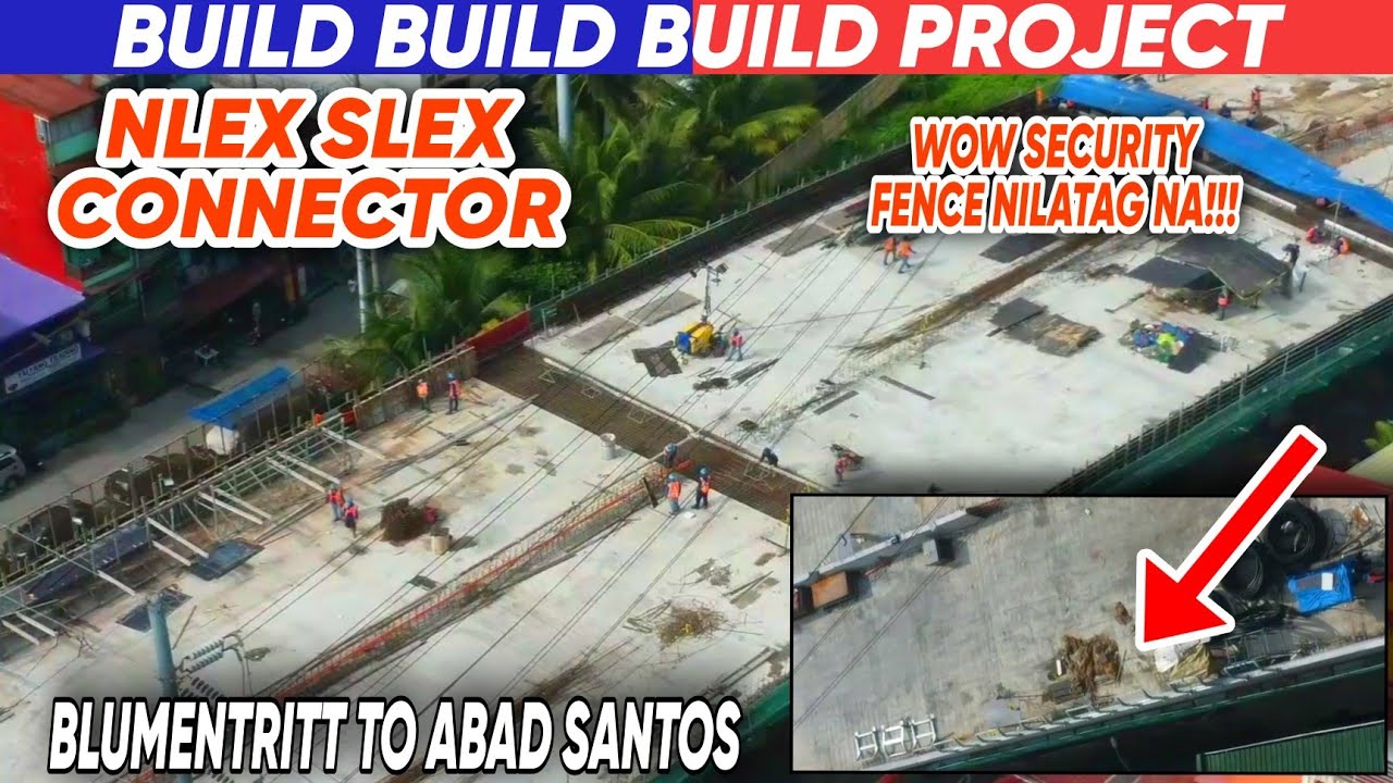 SECURITY FENCE NILATAG NA!!! NLEX SLEX CONNECTOR PROJECT BUILD BUILD ...