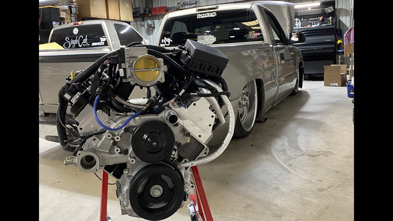 2000 SILVERADO NBS V6 TO V8 LS3 SWAP GIVEAWAY ENGINE FROM @BluePrint ...
