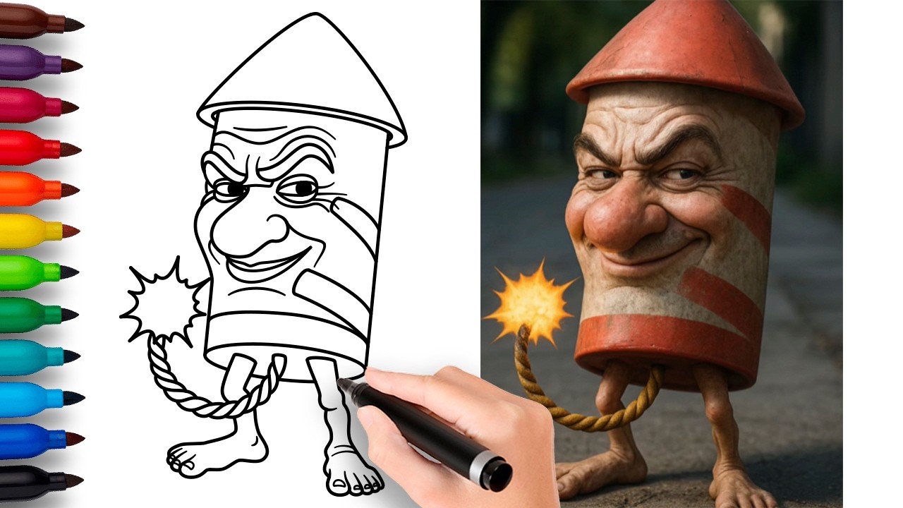 HOW TO DRAW POP POP POP SAHUR | Italian Brainrot Animals - Easy Step by ...