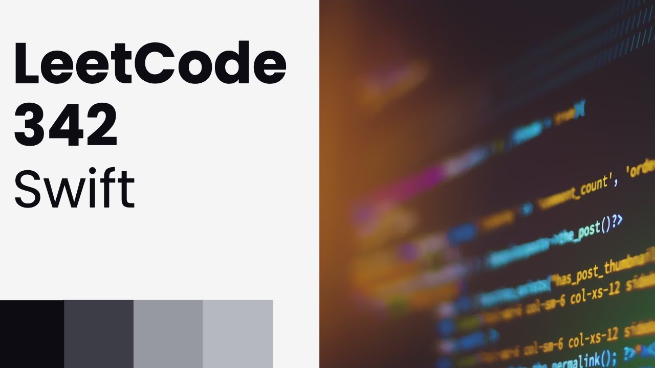 342 Power Of Four Leetcode Daily Challenge Swift Youtube