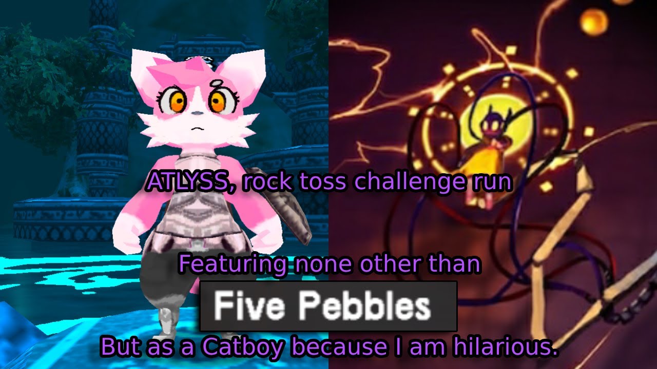 Atlyss Rock Toss Only, Part One. (Also featuring Catboy Five Pebbles ...