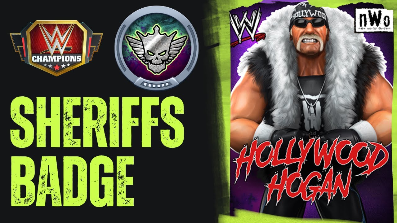 Hollywood Hogan with The Sherrifs Badge-WWE Champions - YouTube