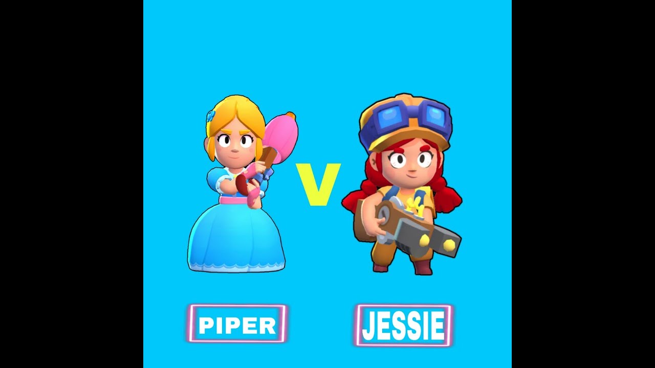 Bot Jessie vs Piper kapışması! - 1v1 | Brawl Stars - YouTube