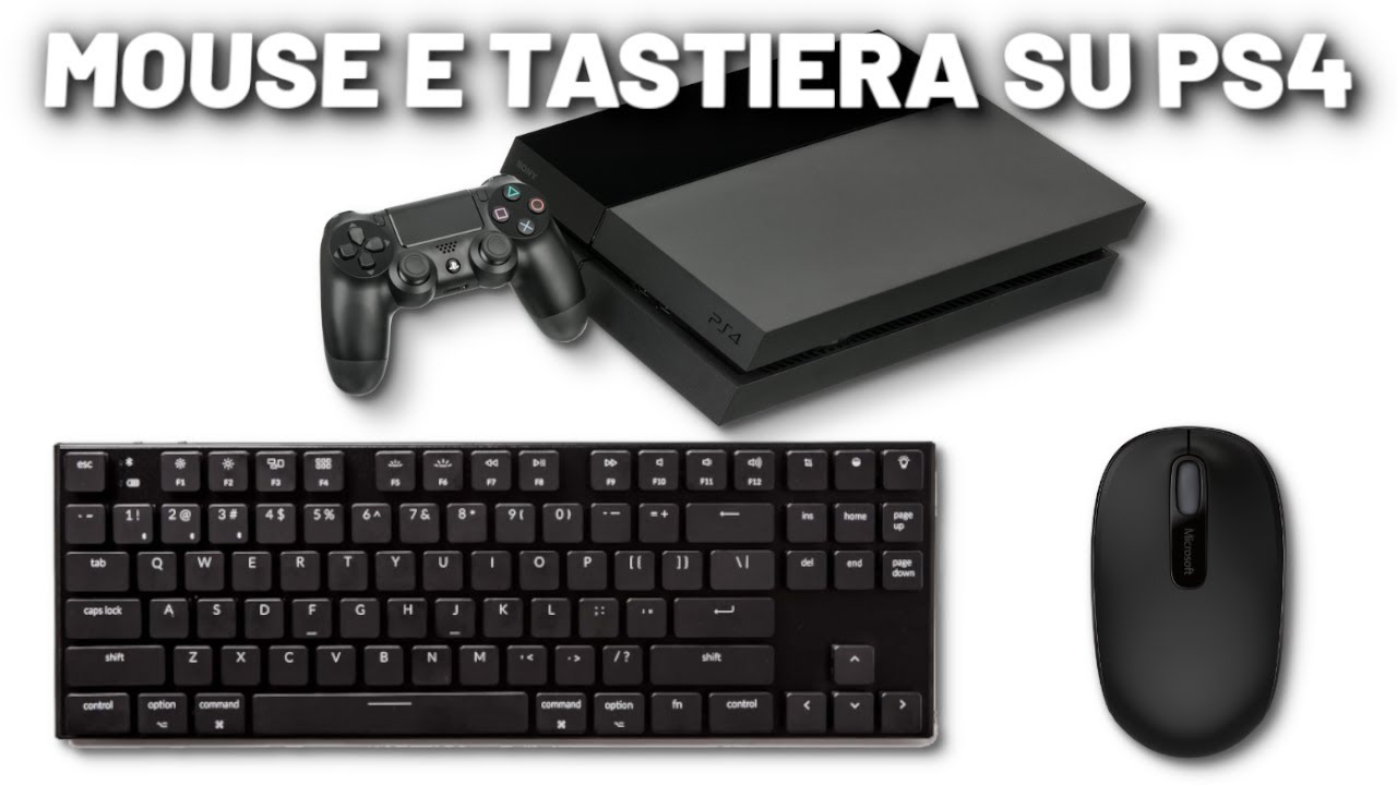 Mouse e Tastiera su PS4 - Tutorial - YouTube