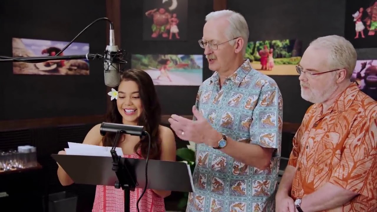MOANA Behind The Scenes With The Voice Cast - Dwayne Jonshon Aulli'i ...