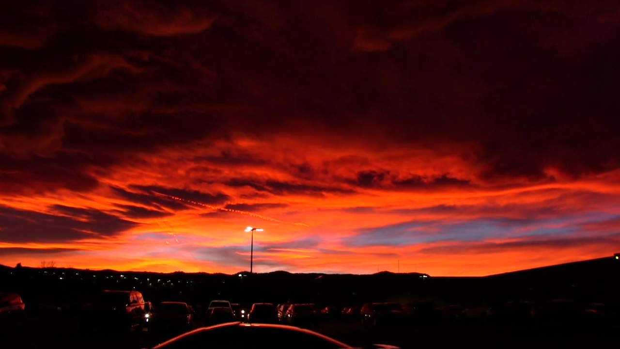 Beautiful Winter sunset at Golden, Colorado. - YouTube