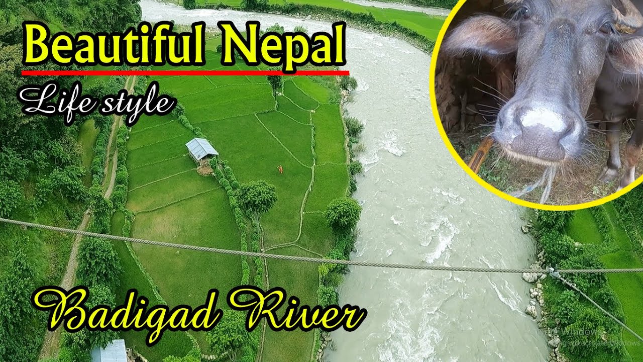 Beautiful Nepal village life style culture Baglung Badigad Rural ...