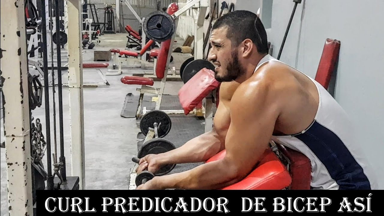 Cómo usar el CURL predicador para BICEPS - YouTube