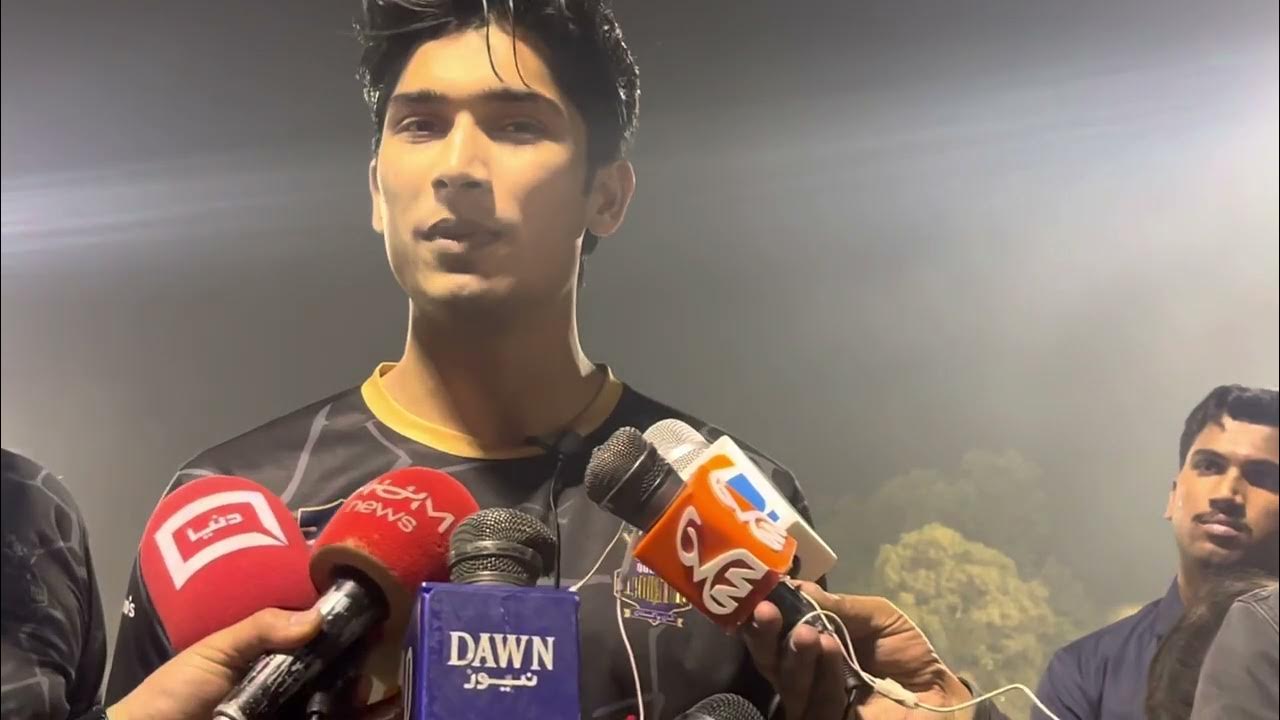 M Hasnain Media talk | We will beat Lahore Qalandars tomorrow | Quetta vs Lahore - YouTube