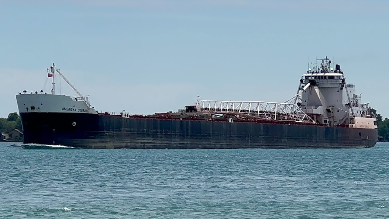 American Courage Freighter Salute - YouTube