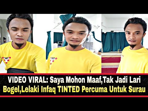 VIDEO VIRAL: Saya Mohon Maaf,Tak Jadi Lari Bogel,Lelaki Infaq TINTED Percuma Untuk Surau