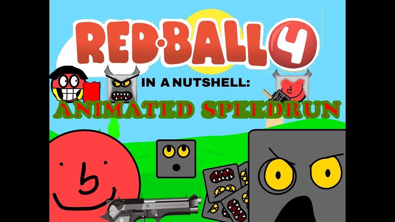 Red Ball 4 in a NUTSHELL: Animated Speedrun vol. 1 {WR 2.09 any%} - YouTube