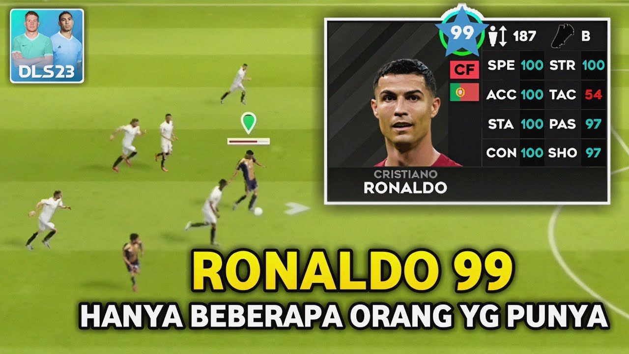 RONALDO RATING 99 IS REAL DI GAME DLS 2023 !! - YouTube