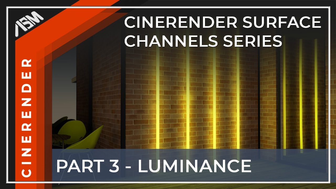 CineRender Surface Settings Series Part 3 Luminance Channel in ARCHICAD - YouTube