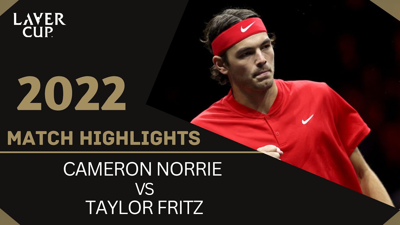 Cameron Norrie vs Taylor Fritz Highlights | Laver Cup 2022 Match 6 ...