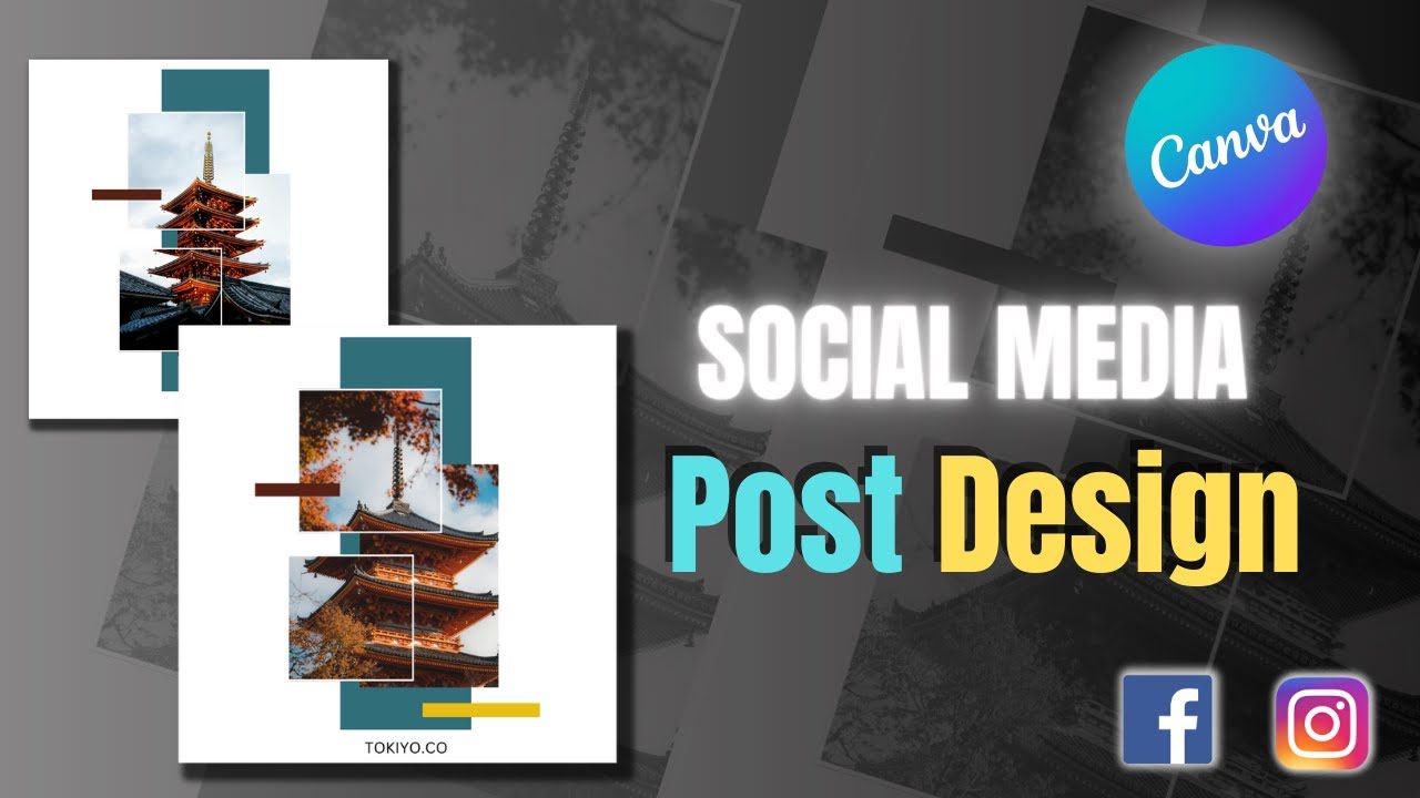 Social Media Post Design In Canva | Canva Tutorial | - YouTube
