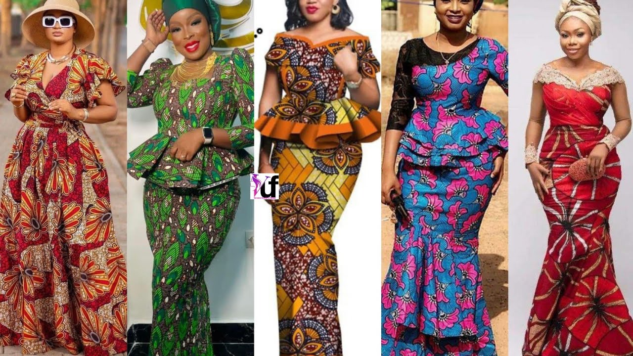 MISHONO MIZURI/MITINDO MIPYA YA VITENGE MAGAUNI KAFTAN-BOUBOU STYLES ...