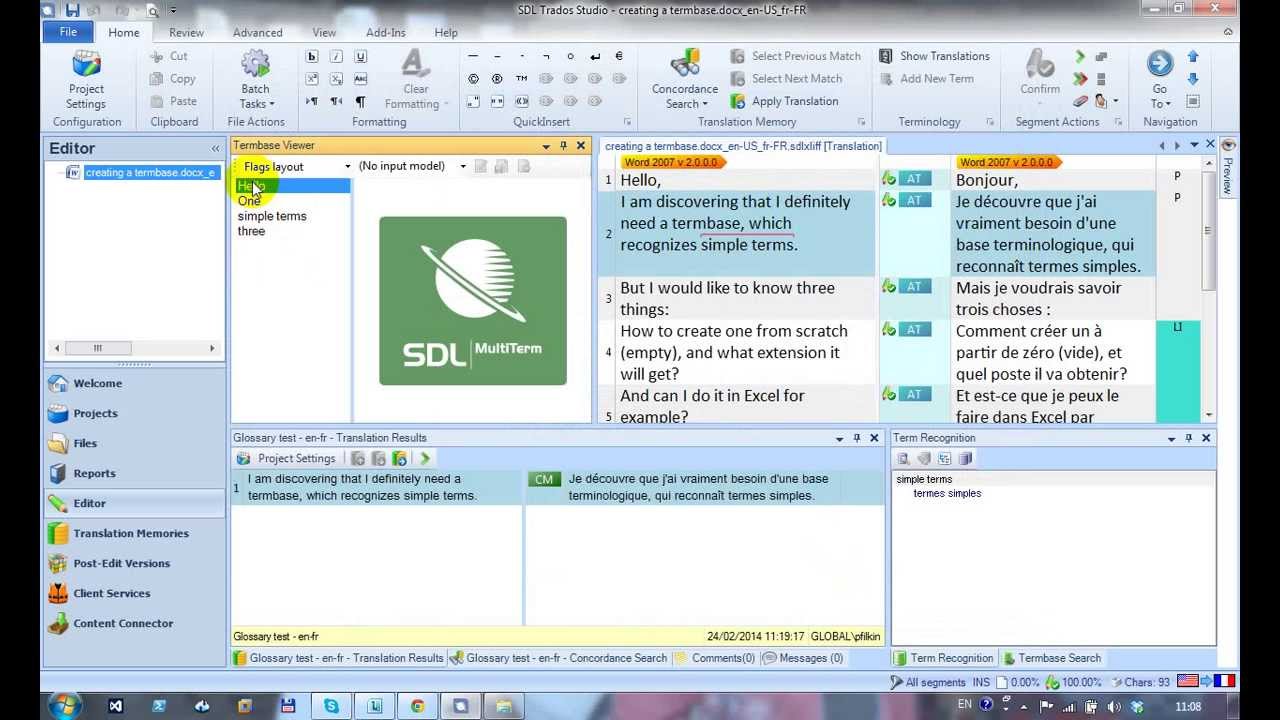 Customising a termbase in SDL MultiTerm with additional fields - YouTube