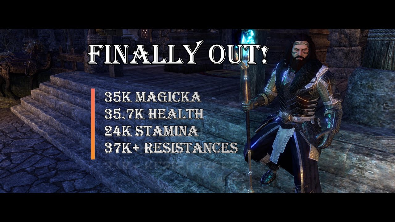 My Magicka Warden pvp build (magden heal) | The Elder Scrolls Online ...