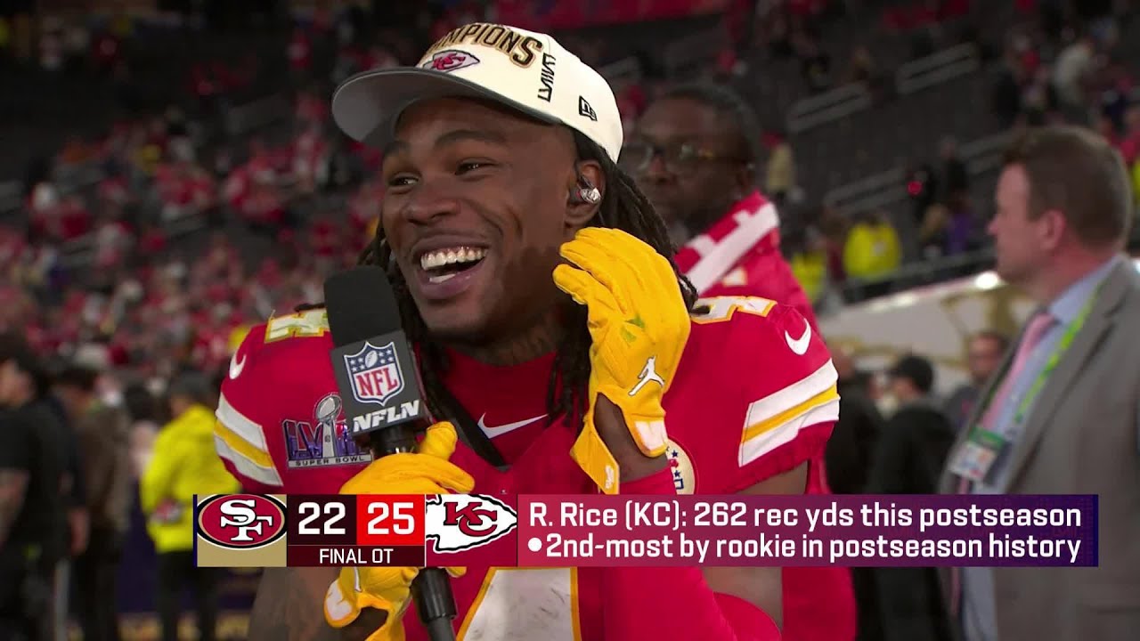Rashee Rice Super Bowl LVIII Post Game Interview - YouTube