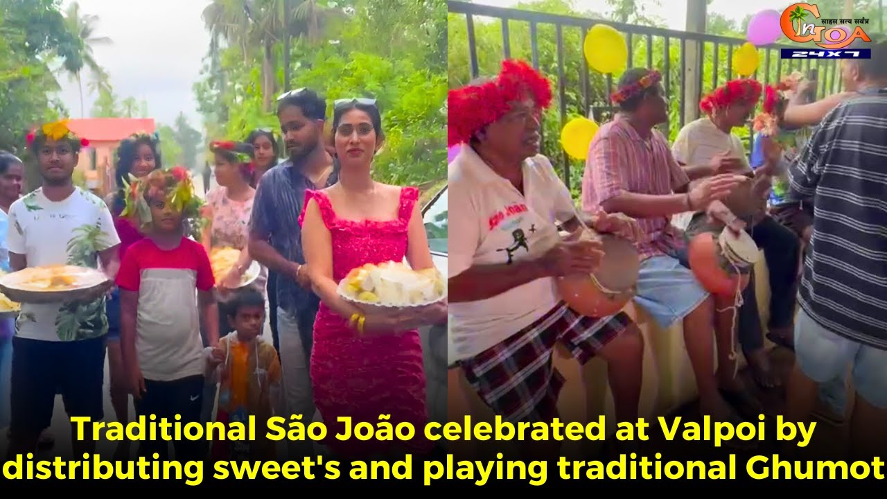 Traditional São João celebrated at Valpoi by distributing sweet's and ...