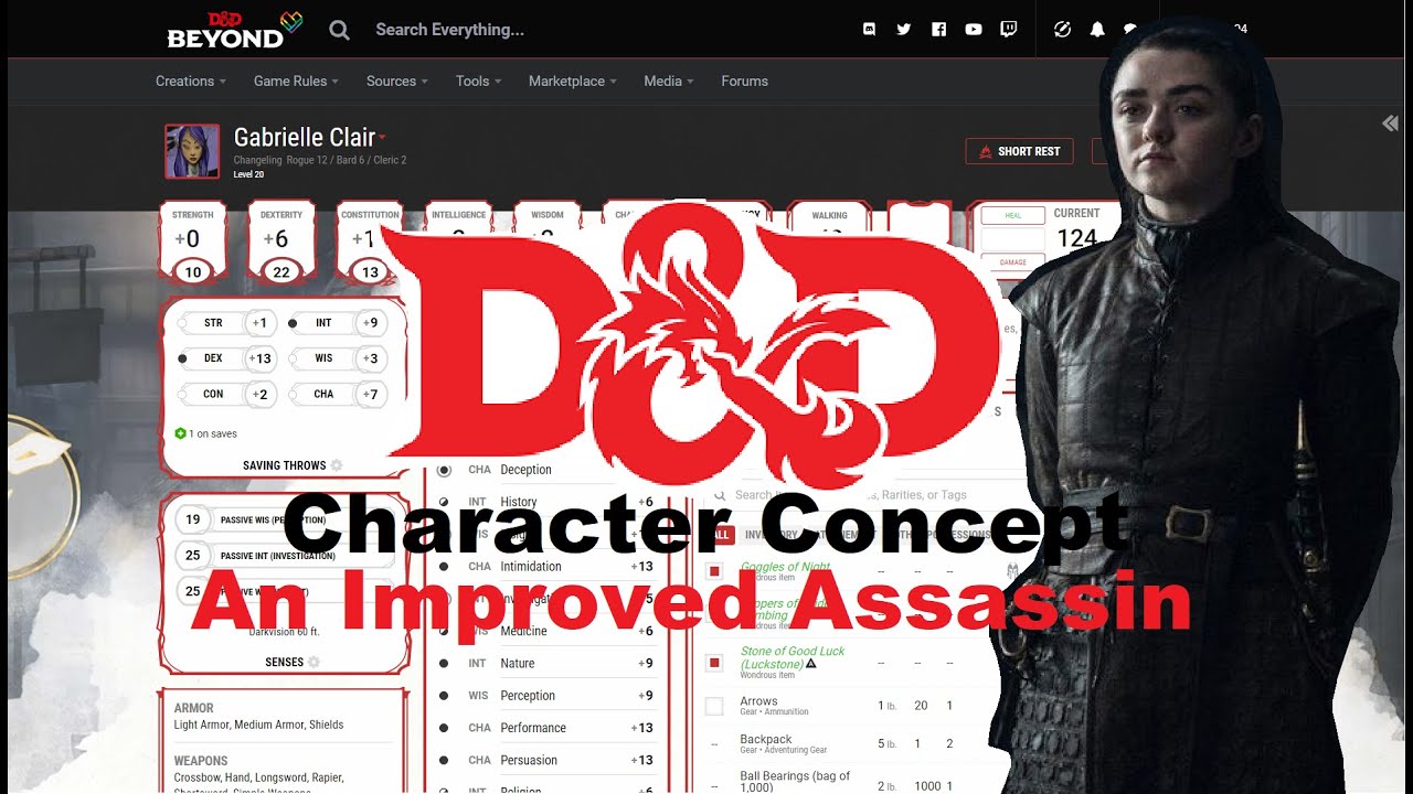 [D&D] An Improved Assassin! [250 Damage in One Hit!] - YouTube